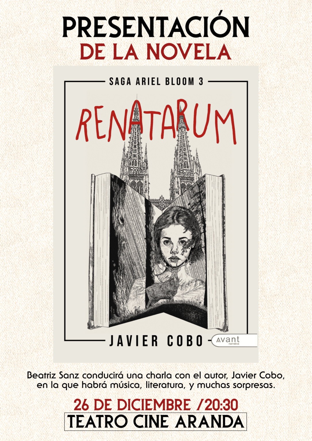 ? Presentación de la novela "Renatarum" (saga Ariel Bloom 3) | 26 ...